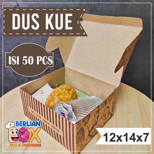Promo Dus Kue 12 x 14 x 7 cm Snack Box Dus Snack Kraft - Kota Bandung ...
