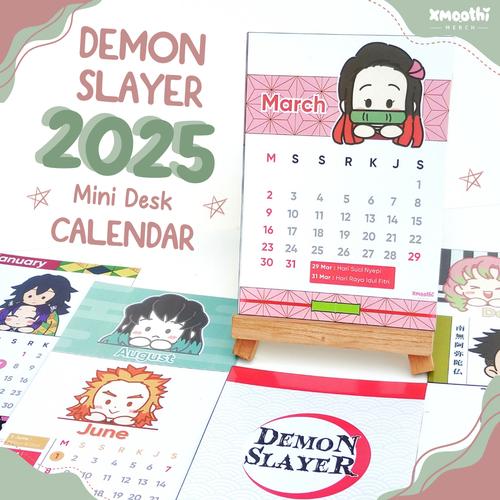 Promo DEMON SLAYER NEW YEAR CALENDAR - KIMETSU NO YAIBA MINI DESK ...
