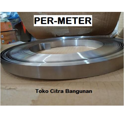 Jual Straping Plat Band it 3/4 inch x 1 Meter Tali Stainless Pengikat ...