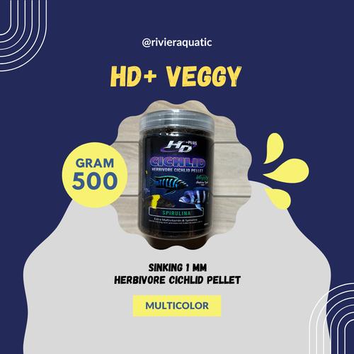 Jual HD+ Veggy Herbivore Cichlid Pellet 500gr | Pelet Cichlid - Kab. Bogor - Rivier Aquatic ...