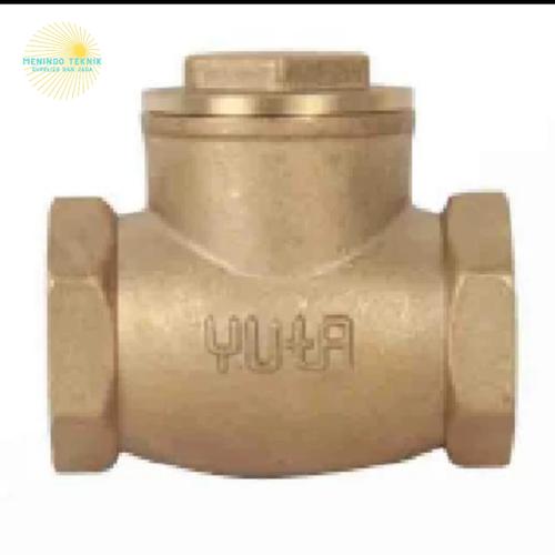 Jual Check Valve Kuningan yuta 1 inch Valve/pertukangan/ledeng ...