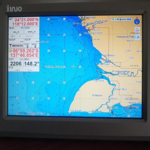 Jual GPS XINUO XF 1069B AIS CHARTPLOTTER TRACKING KAPAL RUTE MAPS ...