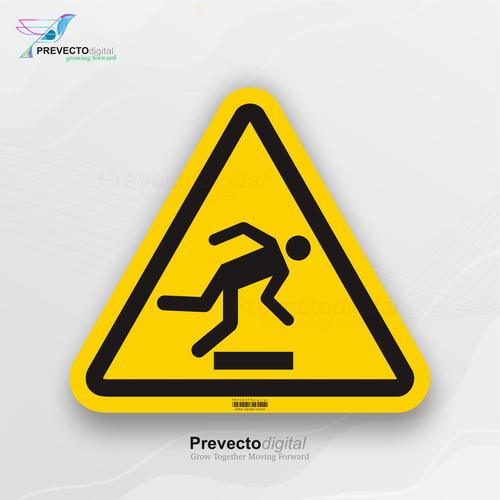 Jual Sticker Safety Sign K3 ISO 7010 Simbol Bahaya Tersandung Floor ...