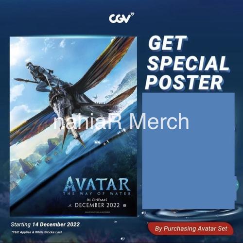 Jual Avatar: The Way of Water x CGV Official A3 Poster - Kab. Purwakarta - nahiaR Merch | Tokopedia