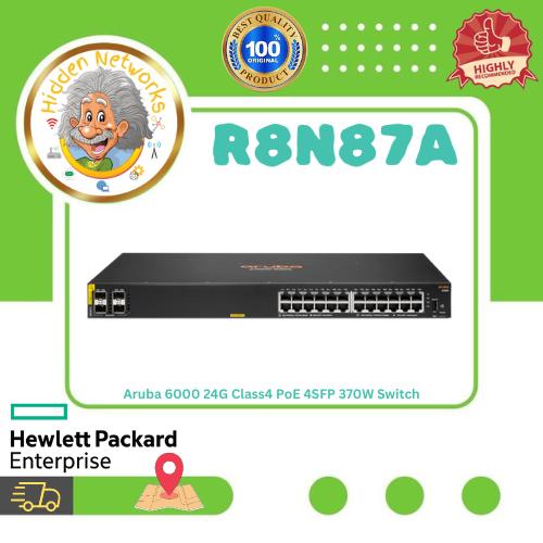Jual HPE R8N87A Aruba 6000 24G Class4 PoE+ 370W 4SFP Switch - Jakarta ...