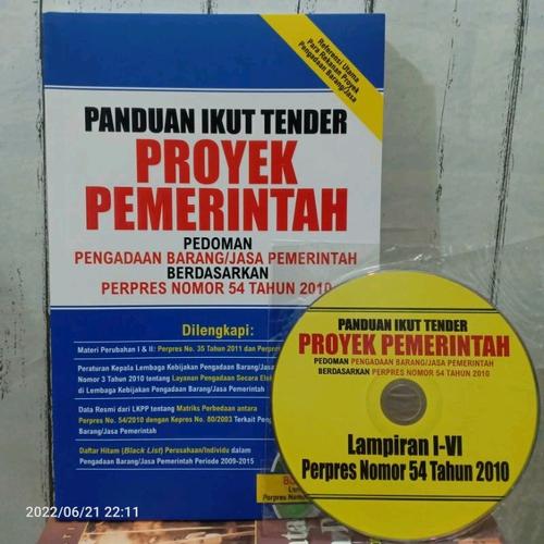 Jual BUKU PANDUAN IKUT TENDER PROYEK PEMERINTAH Pedoman Pengadaan ...