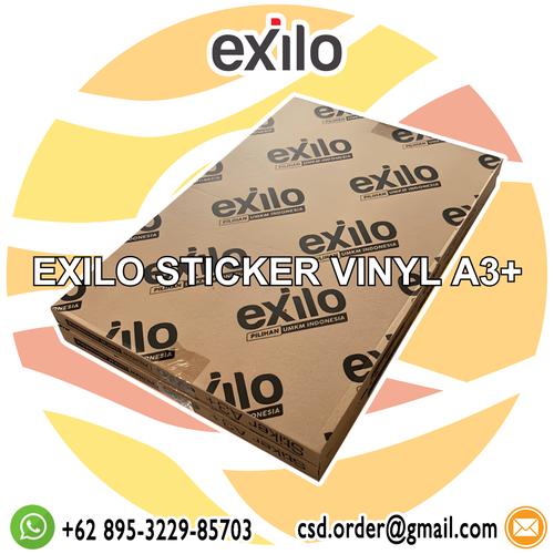 Jual Exilo Sticker Vinyl A3+ Digital Print Laser Stiker White ...