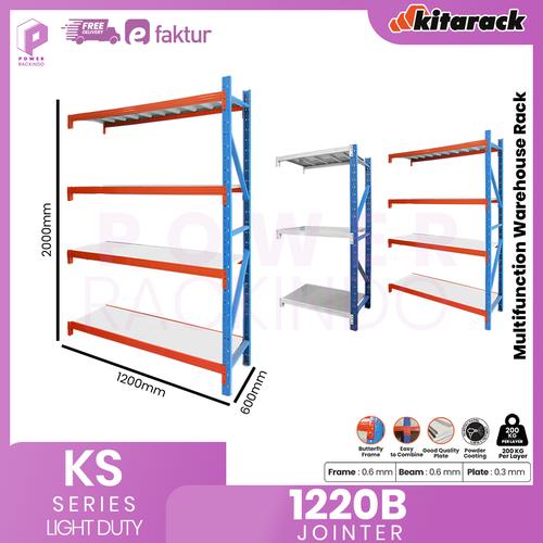 Promo KITARACK KJ1220 Biru Series Jointer Rack Gudang Besi 2M Panjang 1 ...