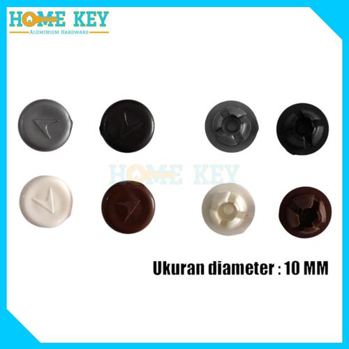 Jual Hole Cap Karet Plug Penutup Lubang Frame Alumunium - 50, Putih ...