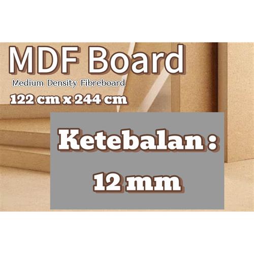 Jual MDF Board 12mm uk. 122cm x 244cm // Papan Kayu Medium Density ...