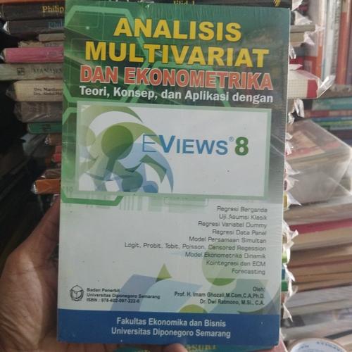 Jual Original Buku Analisis Multivariat dan Ekonometrika Teori, Konsep dan Aplikasi dengan ...