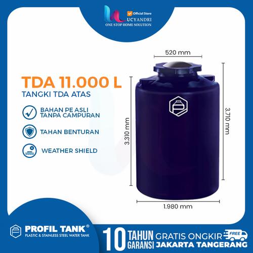 Promo Tangki Air Plastik Profil Tank 11000 Liter TDA Cicil 0% 3x - Kab ...