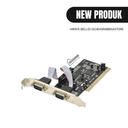 Jual PCI CARD 2 PORT SERIAL RS-232 DB-9 WCH I/O CONTROLLER - Jakarta Timur - gojek grab ...