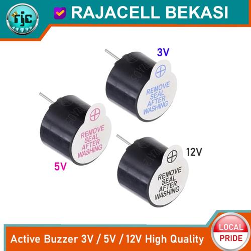 Jual Active Buzzer 5V High Quality Speaker buzer for Arduinoo ESP8266 ESP32 - 3V - Kota Bekasi ...