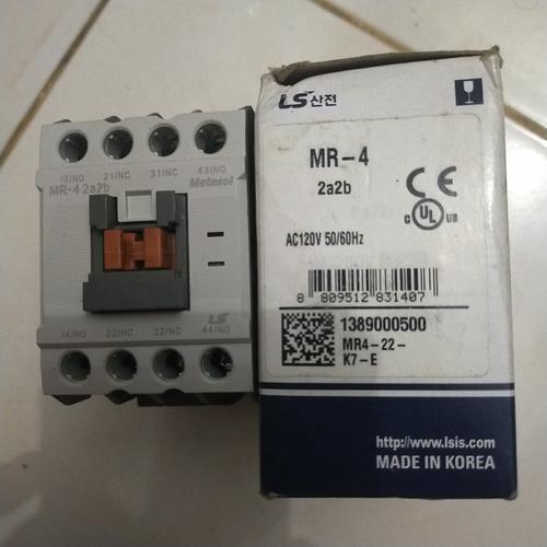 Jual Kontaktor Metasol LS MR-4 / Contactor Metaso MR-4 / Coil 120 VAC ...
