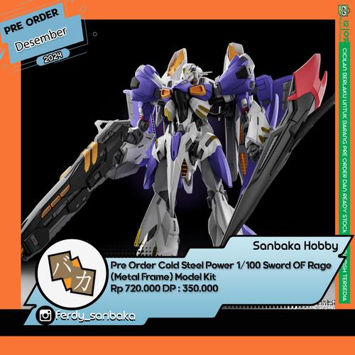 Jual Pre Order Cold Steel Power 1_100 Sword OF Rage (Metal Frame) Model ...