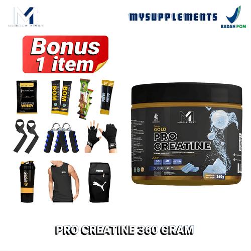 Jual Muscle First M1 Pro Gold Creatine 300gr 60 Serving - BubbleGum 360gr, Shaker - Jakarta ...