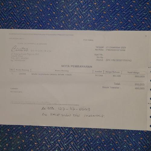 Jual mulia 10x20 glossy white bpk kim - Jakarta Barat - Central Kran ...