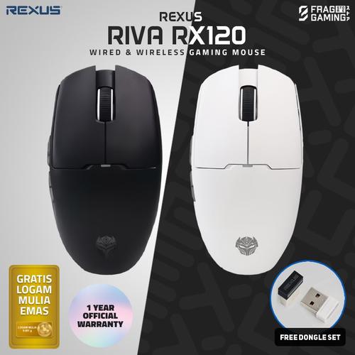 Jual Rexus Riva RX120 Mouse Gaming Wireless RIVA RX-120 Lightweight ...