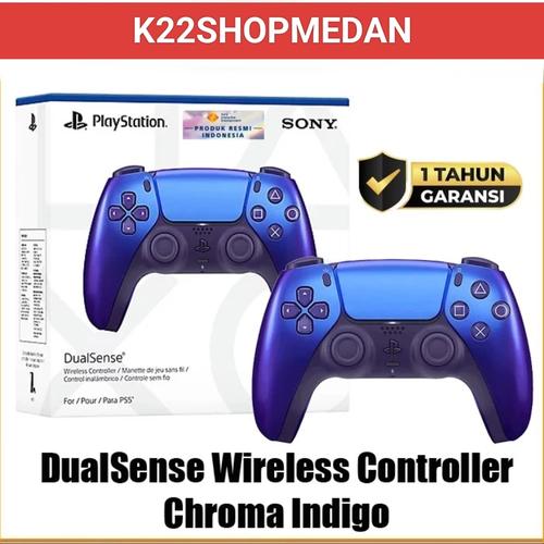 Jual PS5 Dualsense Wireless Controller Chrome Indigo Controller PS5 ...