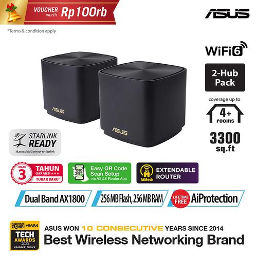 Jual ASUS ZenWiFi AX Mini XD4 AX1800 2 Pack Zen WiFi 6 Mesh Gaming ...