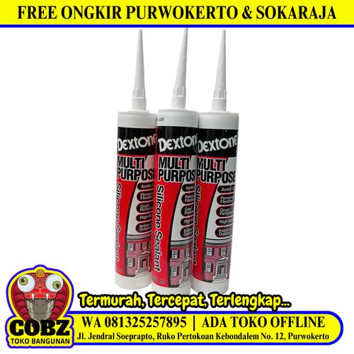 Jual 300 ML / DEXTONE MULTI PURPOSE Lem Silicone Sealant Kaca Akrilik ...