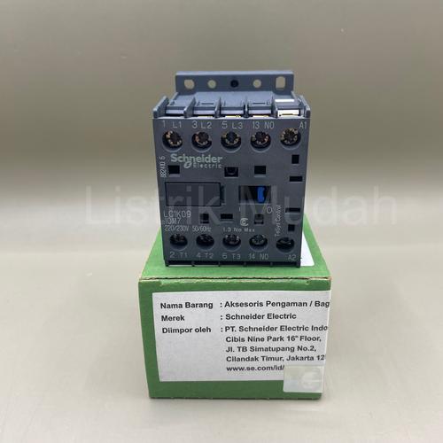 Jual Kontaktor Mini Schneider Electric TESYS K 3P AC-3 220VAC 1NO ...