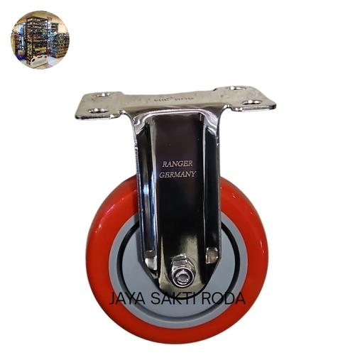 Jual Roda stainless 4 inch merah germany type mati sus 304 - Jakarta ...