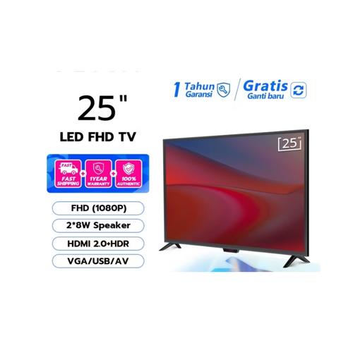 Jual TV LED 25INCH, FULLHD SUPPORT USB HDMI, VGA, AV, PC, CCTV PS3 ...