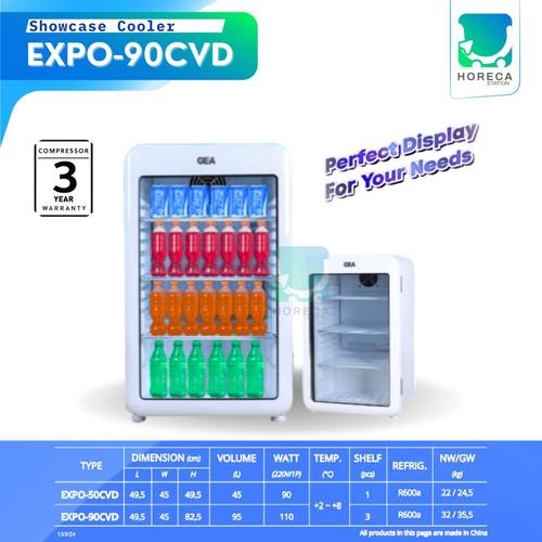 Jual GEA Display Chiller / Showcase Cooler WHITE EXPO-90CVD / EXPO ...