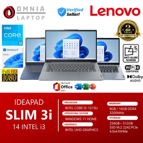 Jual Lenovo Ideapad Slim 3 14 Intel Core i3 1215U Ram 16GB 512GB Ssd 14" FHD Win11 - INTEL i3 ...