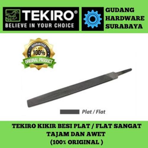 Jual tekiro kikir besi plat / flat sangat tajam dan awet (100% original ...