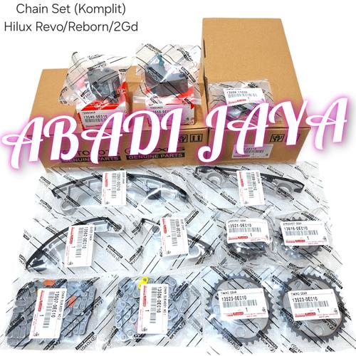 Jual RANTAI KETENG SET KOMPLIT TOYOTA HILUX REVO INNOVA REBORN FORTUNER ...