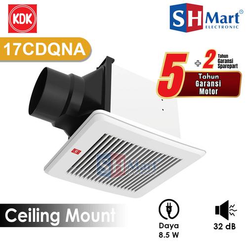 Promo KDK Ceiling Exhaust Fan Plafon Cerobong Sirocco 17CDQN 17CDQNA 6 ...