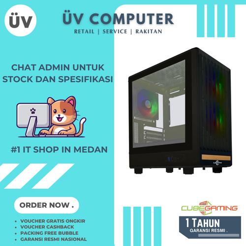Jual Casing PC Komputer CubeGaming Cube Gaming NEOZ | Mid Tower | Micro ...