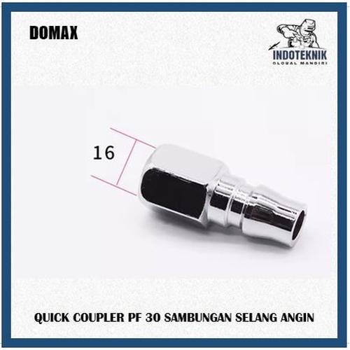 Jual Quick Coupler Plug PF 30 / Sambung Selang Kompresor - Coupler PF ...