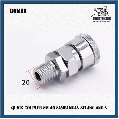 Jual Quick Coupler Plug SM 40 / Sambung Selang Kompresor - Coupler SM ...