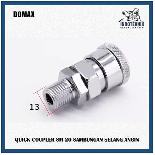 Jual Quick Coupler Plug SM 20 / Sambung Selang Kompresor - Coupler SM ...