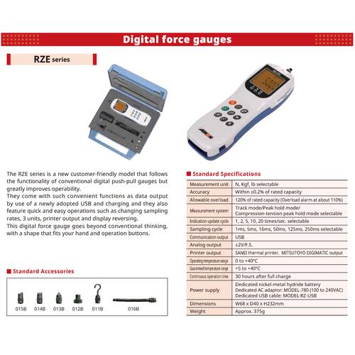 Jual Aikoh Digital Force Gauge RZE-1, RZE-2, RZE-5, RZE-10, RZE-20, RZE ...