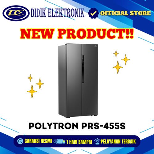 Promo POLYTRON PRS-455S Side By Side Kulkas 2 Pintu Big Capacity 450 ...