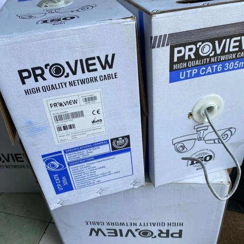 Jual Kabel UTP Cat.6E/Cat 6 Proview Pro-LU6BL 305M / Kabel Lan Hiqh Quality - Kota Bandung ...