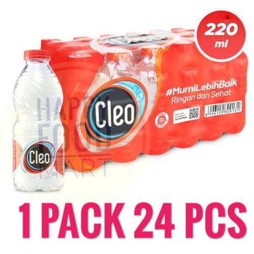 Jual CLEO AIR MURNI BOTOL MINI 220 ML 1 PACK 24 PCS/AIR MINERAL BPA FREE/AIR MINUM/CLEO SMART ...