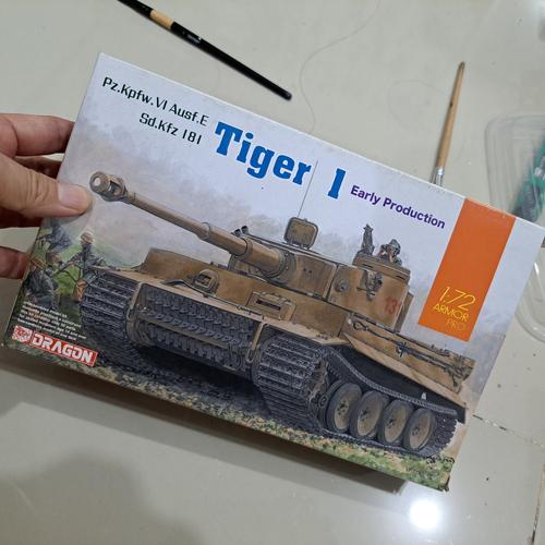 Jual 1:72 German Tiger I early production By Dragon Armor pro model kit ...