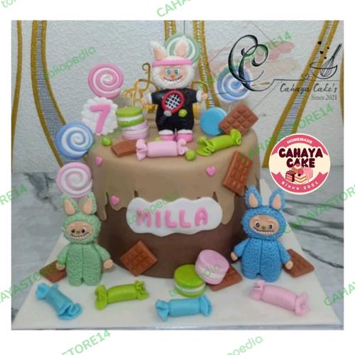 Jual Labubu Cake / Kue Ulang Tahun Labubu / Labubu Cake Custom ...