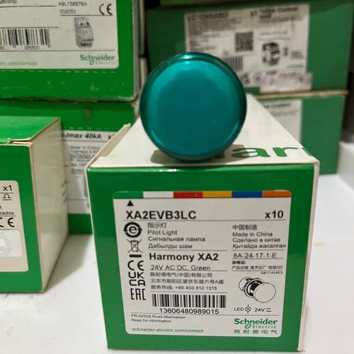 Jual PILOT LAMP SCHNEIDER XA2EVB3LC 22MM PLASTIC 24VDC HIJAU - Jakarta ...