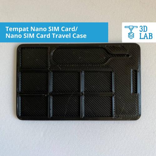 Jual Tempat Nano SIM Card / Nano SIM Card Travel Case | 3D printed ...