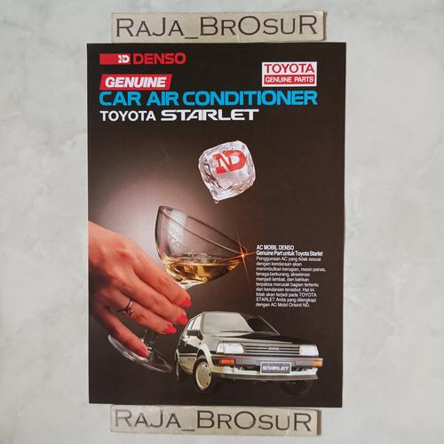 Jual Poster brosur katalog iklan flyer Toyota Starlet Kotak Genuine Car ...