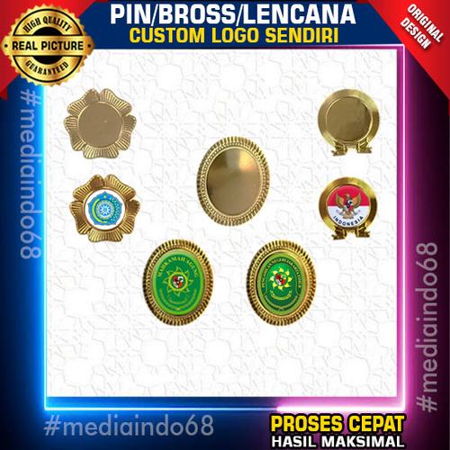 Jual PIN/BROSS/LENCANA Custom LOGO SENDIRI, ( Bisa Cetak Satuan ...