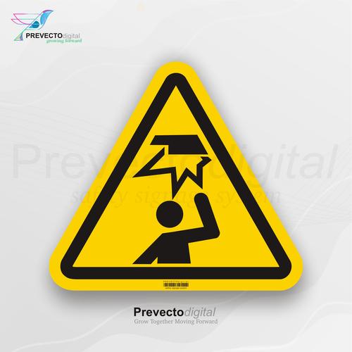 Jual Sticker Safety Sign K3 Standar ISO 7010 Simbol Bahaya Rintangan Di ...