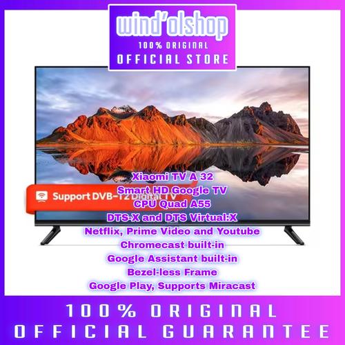 Promo Xiaomi Smart TV A 32 Google TV 32 inch Digital TV Bezel-less ...